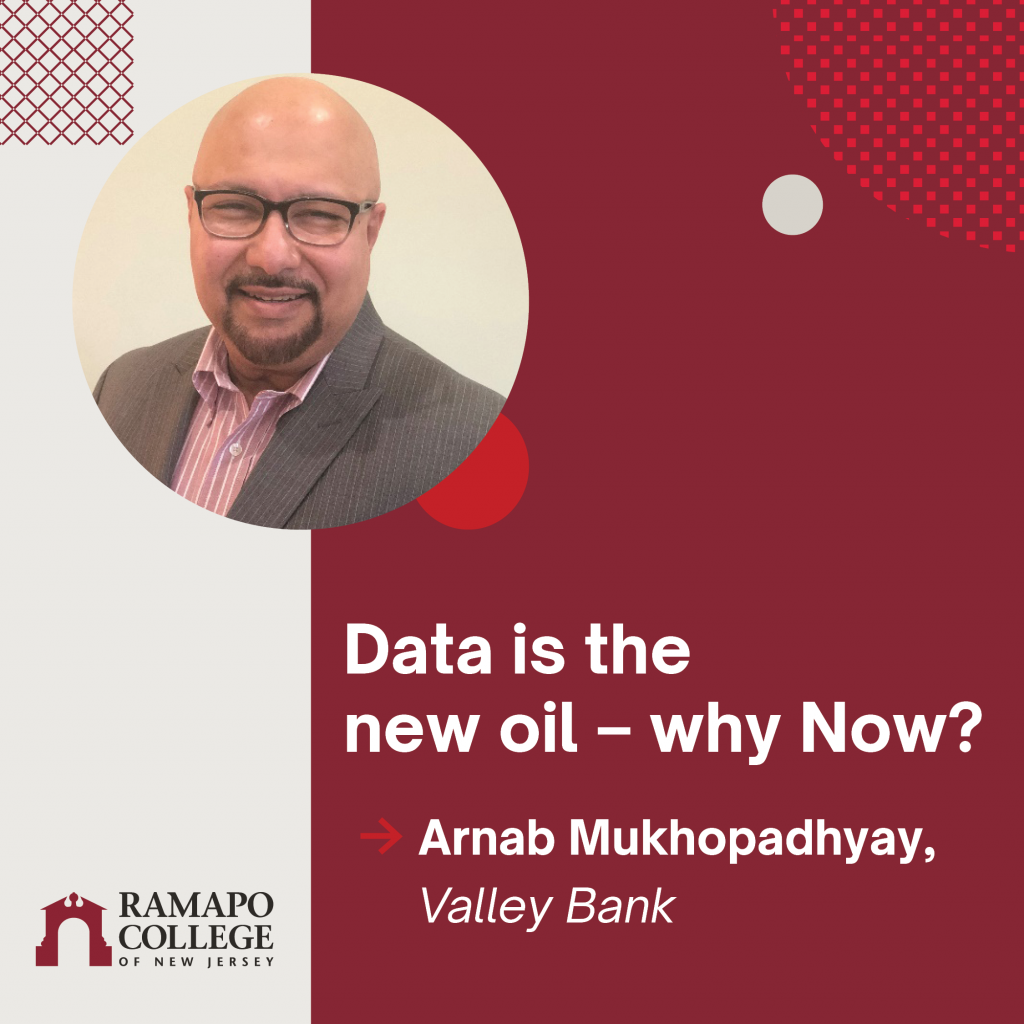 Lecture Series: Data is the New Oil- Why Now? - Center for Data, Mathematical, and Computational ...