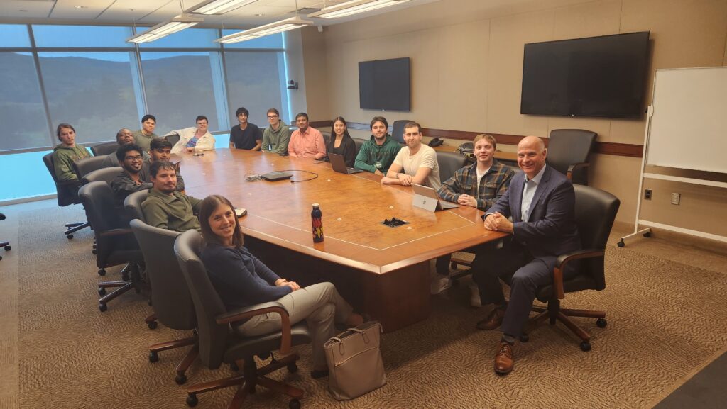 DMC Students meet with Mike Marusic, President and CEO of Sharp Imaging ...