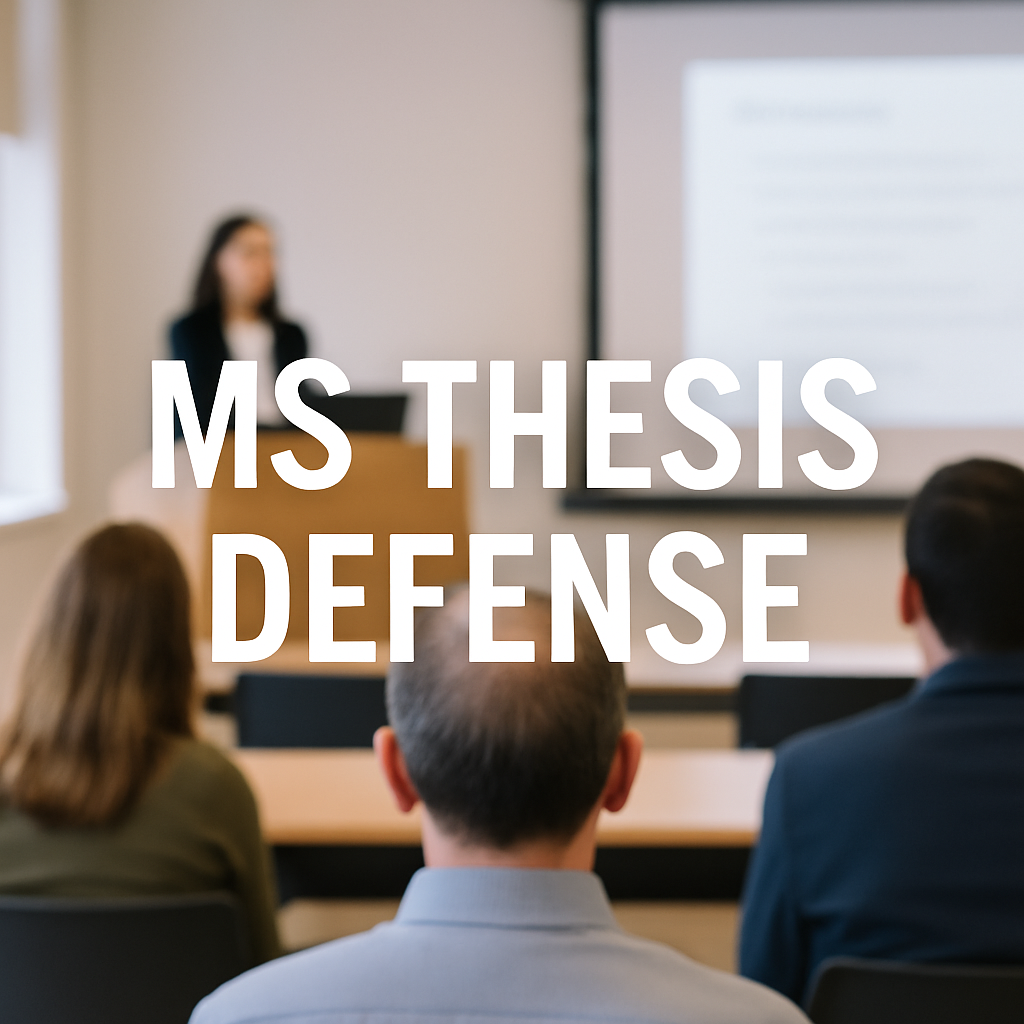 DMC Masters Thesis Defenses - Spring 2025 - Center for Data ...