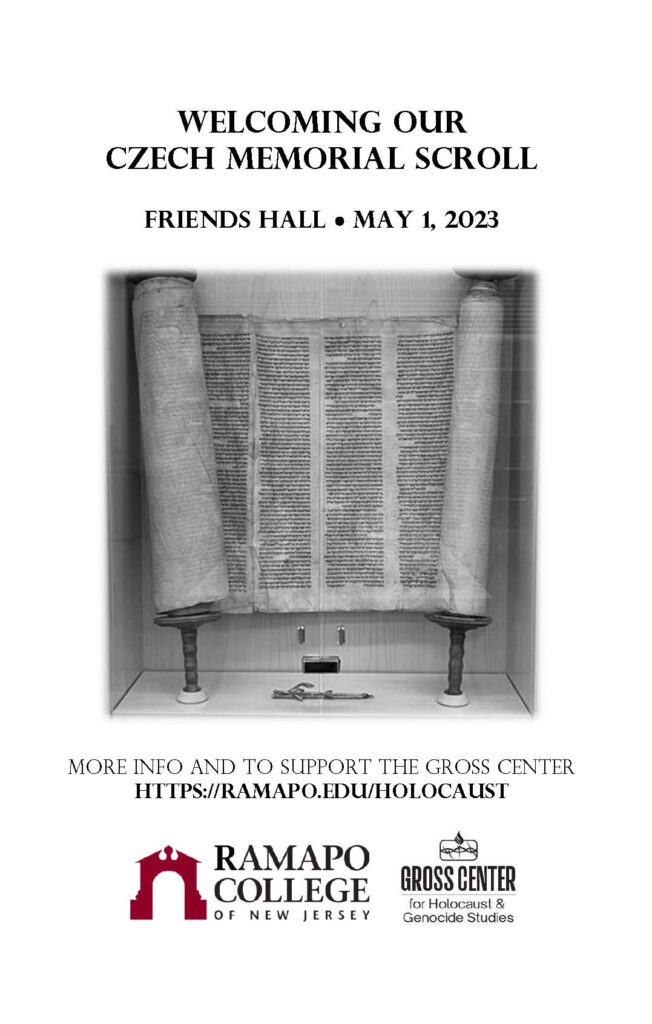 Scroll Program 4 Sheet A - Center for Holocaust and Genocide Studies (CHGS)