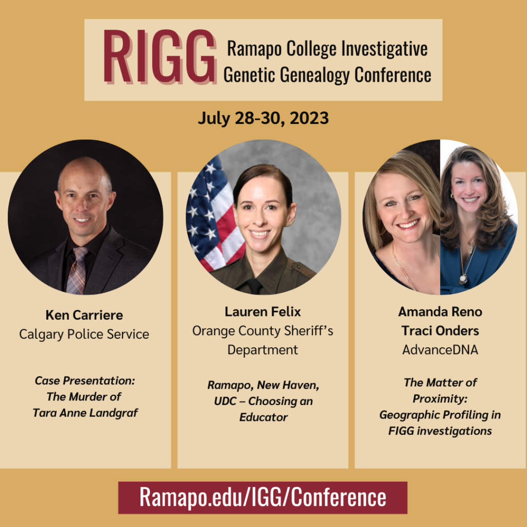 The Ramapo Investigative Genetic Genealogy Conference (RIGG ...