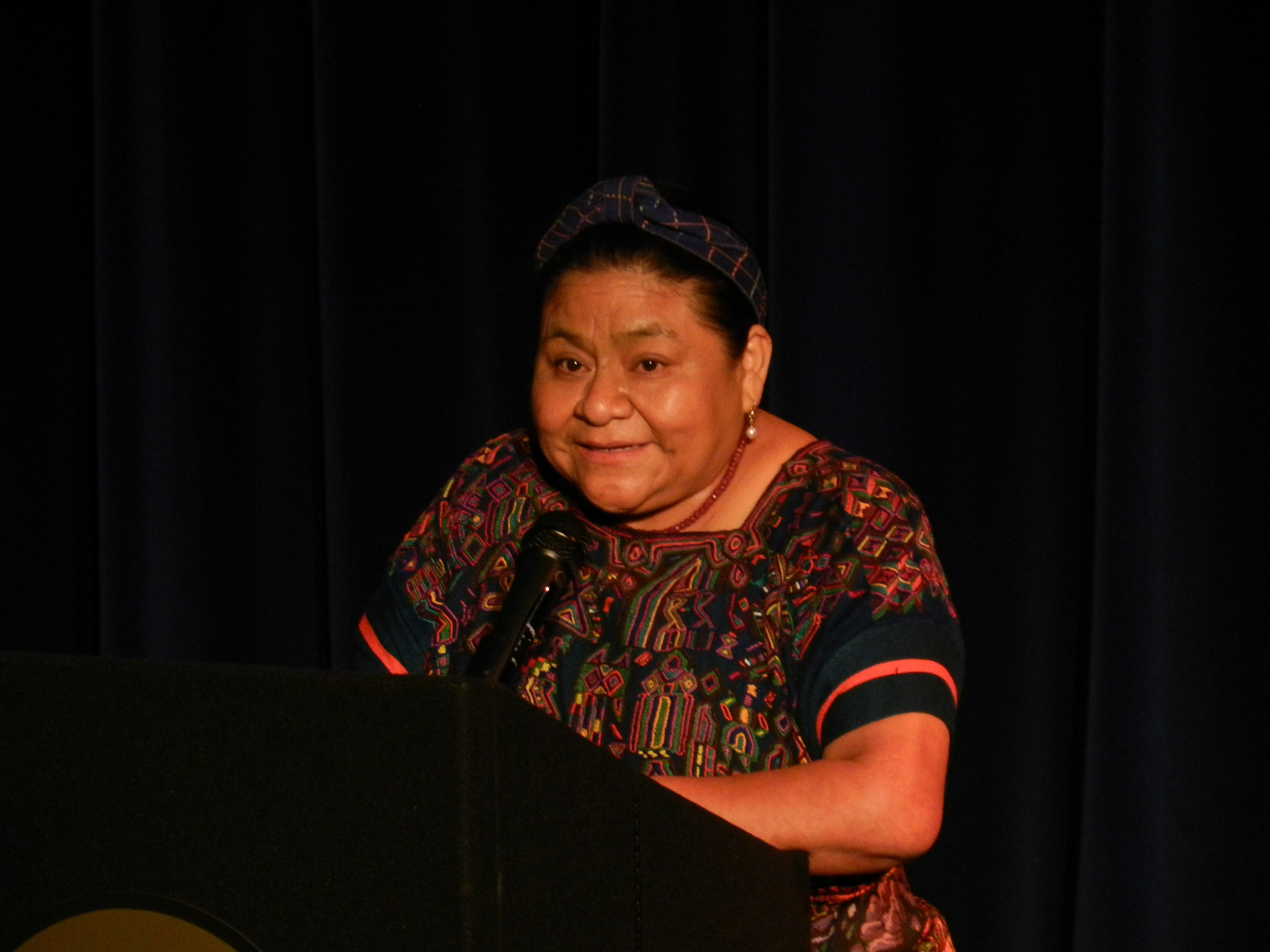 Rigoberta Menchu, 1992 Nobel Peace Prize Winner and Activist for Rights ...