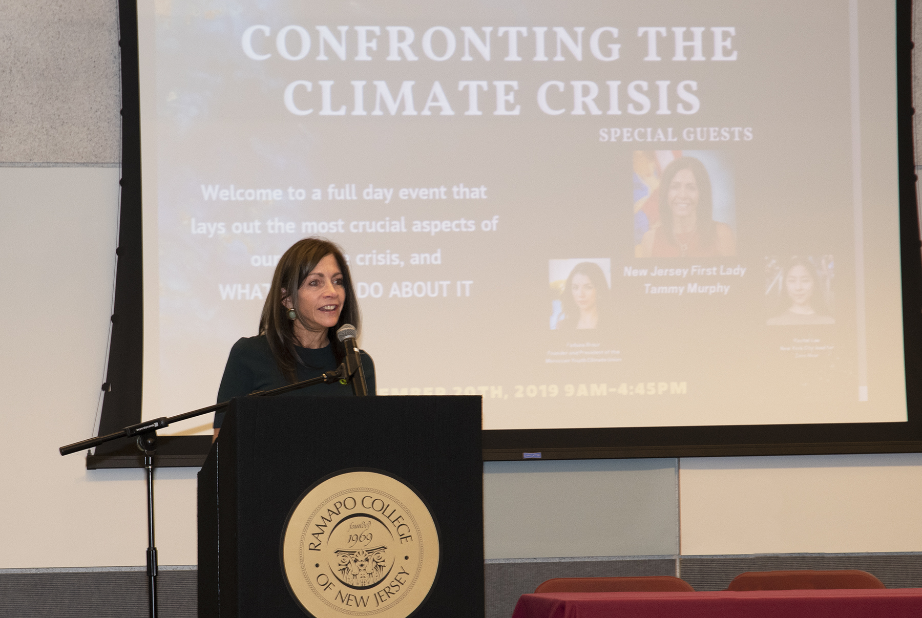 New Jersey First Lady Tammy Murphy Offered Remarks at Ramapo College ...