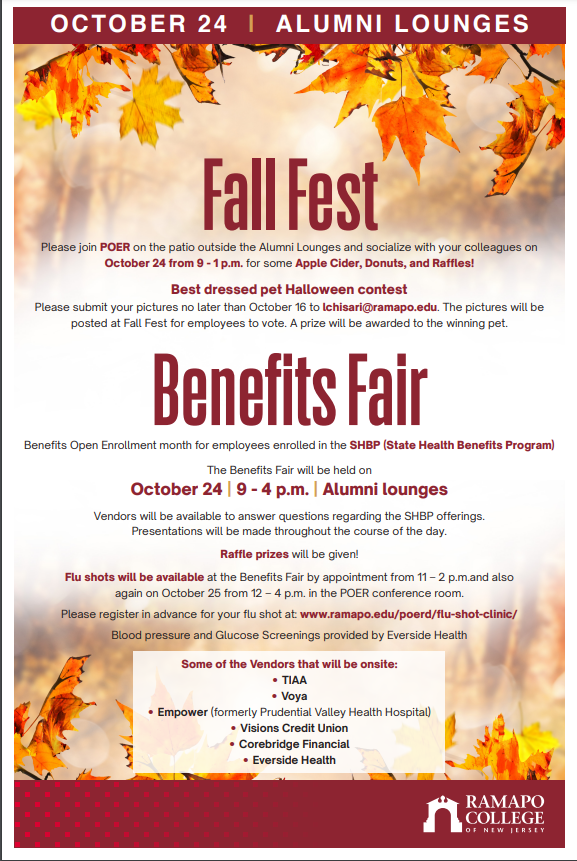 Fall Fest & Benefits Fair - People Operations and Employee Resources ...