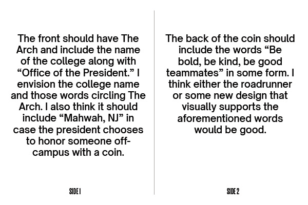 Presidential Coin Design Contest - Office of the President || Ramapo ...