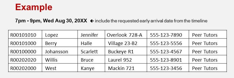 Residence Life - Early Arrival Information - Residence Life || Ramapo ...